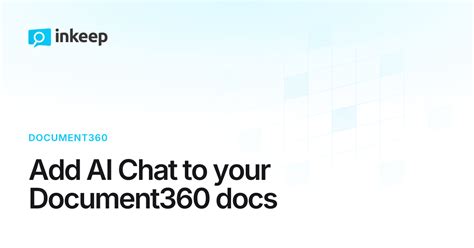 Add Chat Button To Document Inkeep