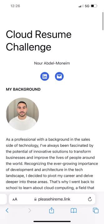 Video Nour Abdel Moneim On Linkedin Cloudresumechallenge