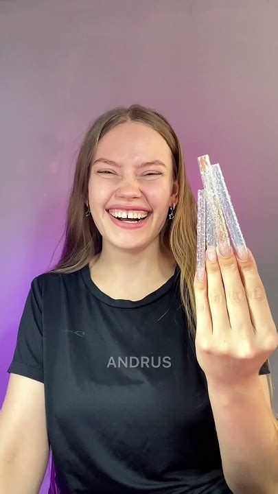 Самые длинные типсы 😍😜 #andrus #маникюр #истории - YouTube