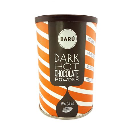 Barú Dark Hot Chocolate 64 Powder 250g Kakao And Frappé Teahouse
