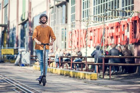Segway Ninebot Es Folding Electric Kick Scooter K H Max Speed Built In Front Led Lights