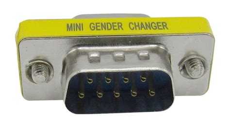 RND 205 00933 RND Mini D Sub Invertieradapter D Sub Stecker 9 Polig