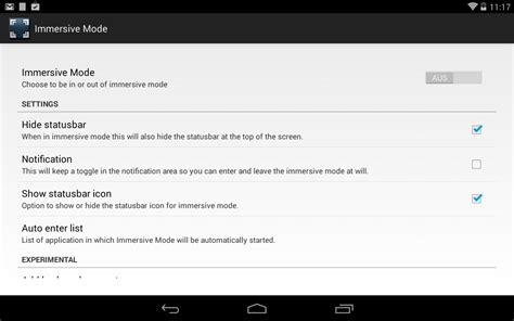 Immersive Full Screen Mode Macht Jede App Zur Fullscreen App Android User
