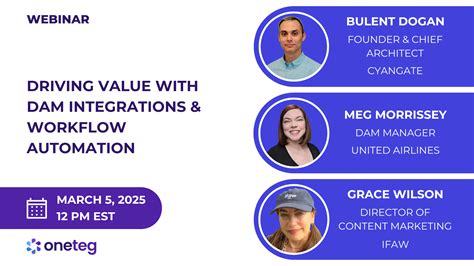 Driving Value With Dam Integrations And Workflow Automation Oneteg
