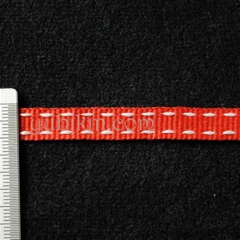 Jual 1 Meter Pita Bis Ban 1cm Merah Bintik Putih Shopee Indonesia