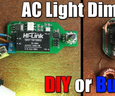 Diy Ac Light Dimmer 4 Steps Instructables