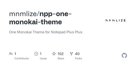 Github Mnmlizenpp One Monokai Theme One Monokai Theme For Notepad