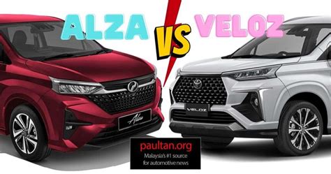 Perodua Alza Vs Toyota Veloz 2023 In Malaysia Whats Identical And Completely Different