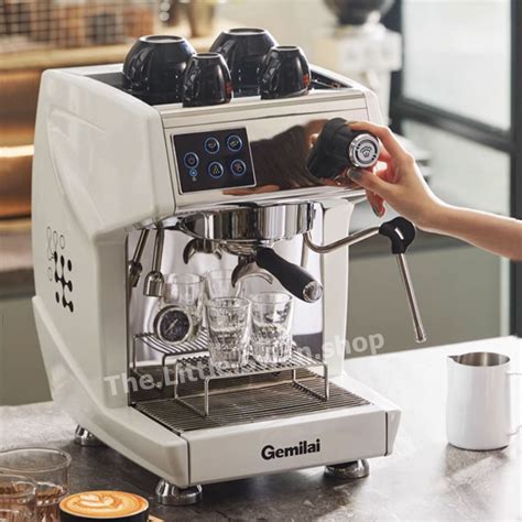 Gemilai เครื่องชงกาแฟระบบ Semi Auto ตั้งค่าเวลาชงได้ Coffee Machine