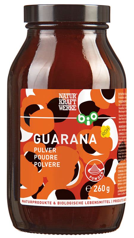 Guarana Pulver 260 G BIO KbA GesundheitsManufaktur