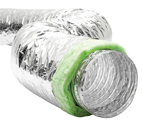 Теплоизолированный алюминиевый воздуховод ISOAFS-ALU GREEN — купить по ...