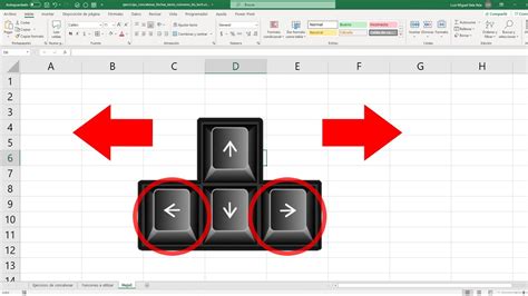 no puedo mover las flechas en excel image to u