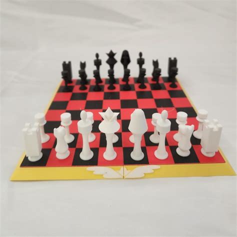 Full Chess Set Code Geass Inspired Etsy
