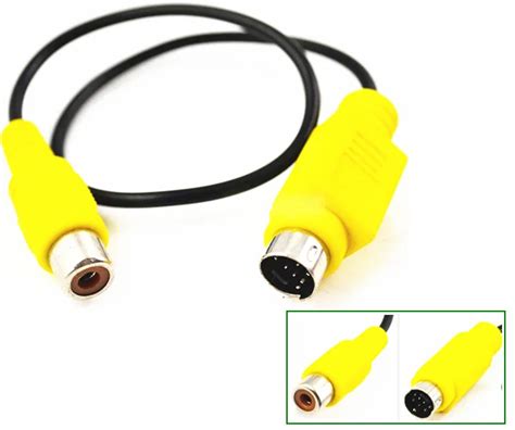 Pin S Video Mini Din Male To RCA Female Cable Adapter M Free Shipping On Aliexpress