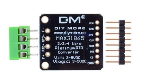 Max31865 Spi Pt100pt1000 Rtd To Digital Converter Board Temperature