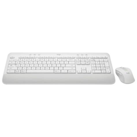 סט מקלדת ועכבר אלחוטי בצבע לבן Logitech Signature Mk650 Wireless Combo