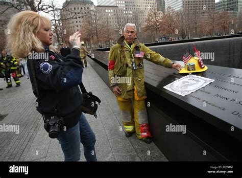 New York City Ny Usa 13th Mar 2016 Retired Lafd Firefighter David