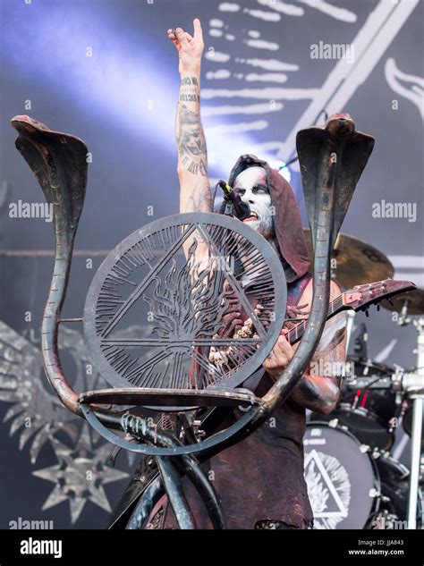 Bridgeview Illinois Usa 16th July 2017 Adam Nergal Darski Of