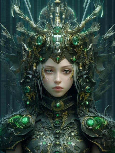 Premium Ai Image Cyberpunk Woman In A Futuristic Cyber World