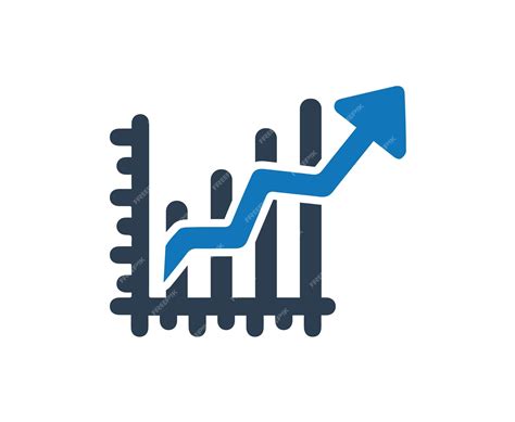 Premium Vector Graph With Trend Arrow Going Up