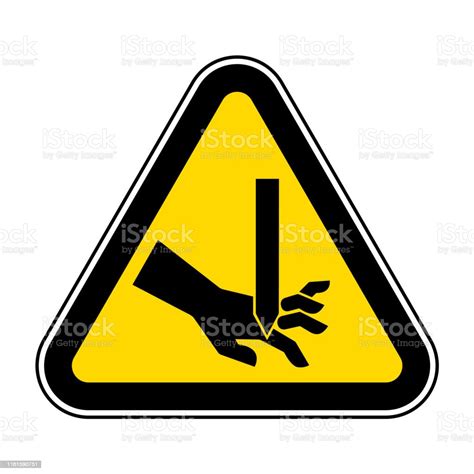 손가락 직선 블레이드 기호 기호 벡터 그림 흰색 배경 레이블에 격리의 절단 Eps10 기계 부분에 대한 스톡 벡터 아트 및 기타 이미지 기계 부분 기어 기계 부분