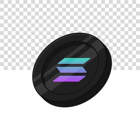 Premium Vector D Solana SOL Coin Cryptocurrency Blockchain Technology