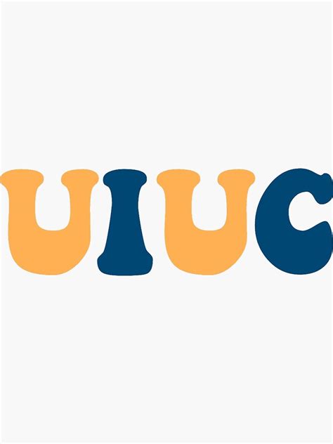 Uiuc Sticker Sticker For Sale By Panmacncheese Redbubble