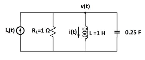 Solved Find The Differential Equation For The Current I T