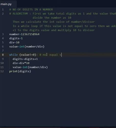 Number Of Digits In A Number Using Python Shorts Python Education