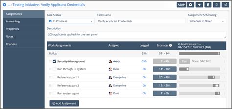 Tasks And Assignments