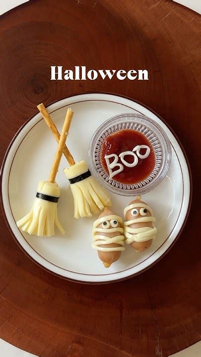 초간단 할로윈 간식 만들기 👻 할로윈데이 Foodart 간편간식 치즈안주 Youtube