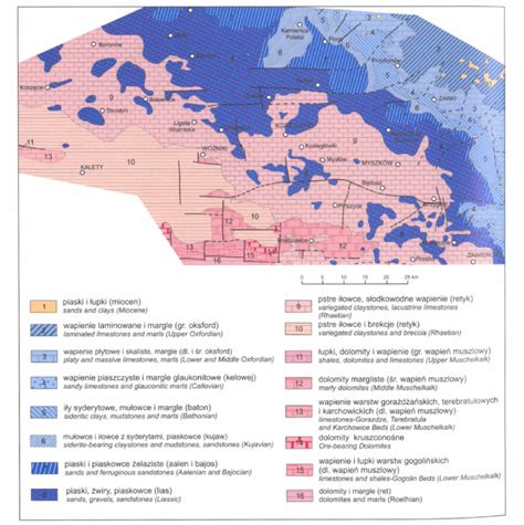 Mapa geologiczna obszaru badań Download Scientific Diagram