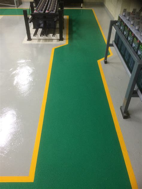 Industrial Epoxy Floor Coating Slip Resistant Flooring Solutions