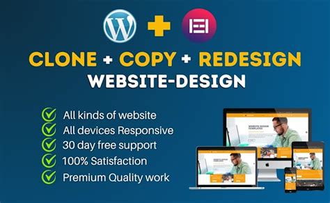 Design Copy Clone Edit Or Revamp Redesign Duplicate Any Wordpress Website By Devfair Fiverr
