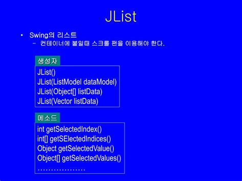 Ppt 제 8 장 Swing Powerpoint Presentation Free Download Id2400163