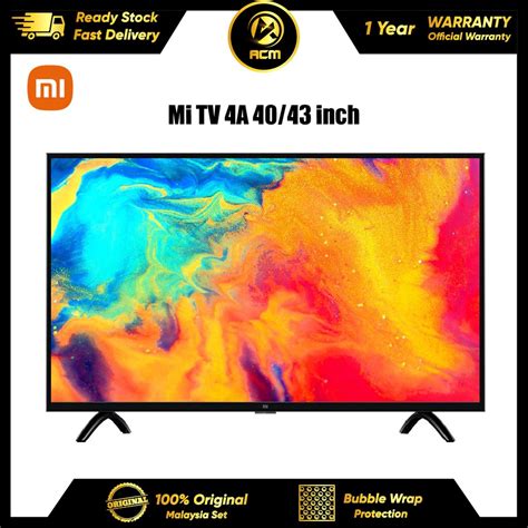 Xiaomi Mi Smart TV 4A 43 / 40 Inches 100% Original | Shopee Malaysia