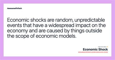 Economic Shock Awesomefintech Blog