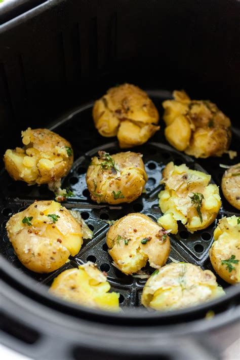 Crispy Air Fryer Smashed Potatoes Recipe Smashed Potatoes Stuffed