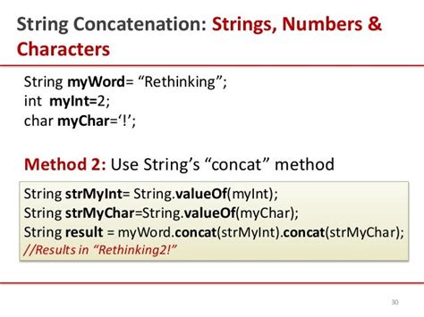 Concatenated Meaning