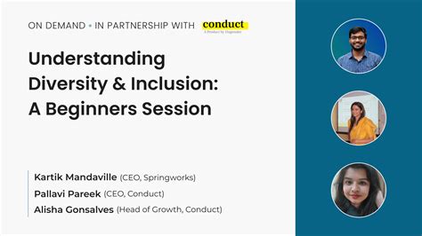 Understanding Diversity And Inclusion A Beginners Session