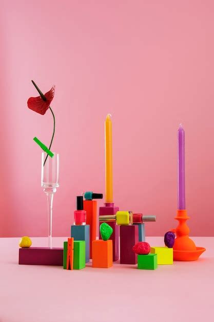 Premium Photo Still Life Of Small Decorative Objects