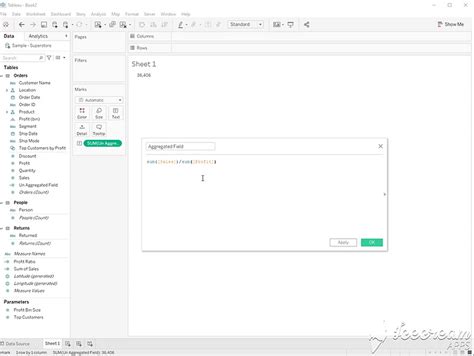 Tableau How To Solve “cannot Mix Aggregate And Non Aggregate” Errors