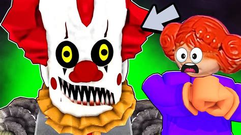 فلم روبلوكس الهروب من ملاهى المهرج الشرير فى لعبة روبلكس Roblox