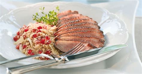 Entenbrust Mit Granatapfel Couscous Biomarkt De