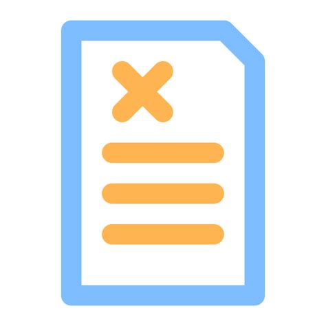 Rejection Generic Outline Color Icon