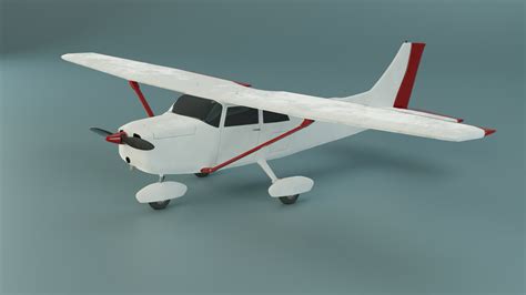 Cessna 172 3D model3D模型 TurboSquid 1977856