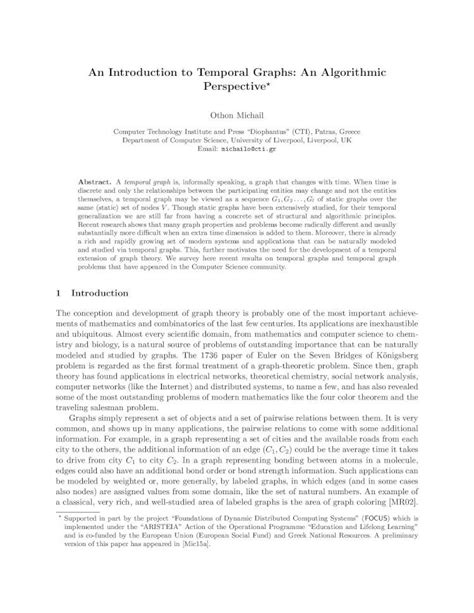 pdf an introduction to temporal graphs an algorithmic