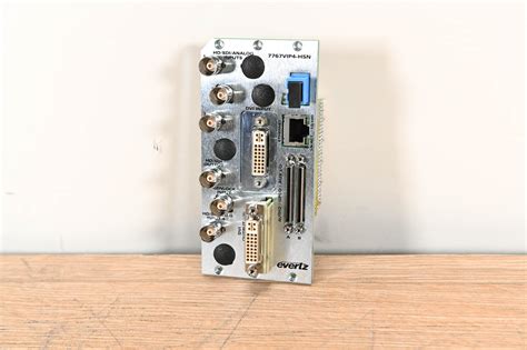 Evertz 7767vip4 Hsn Hdsdianalog Input Card Cg01bc4