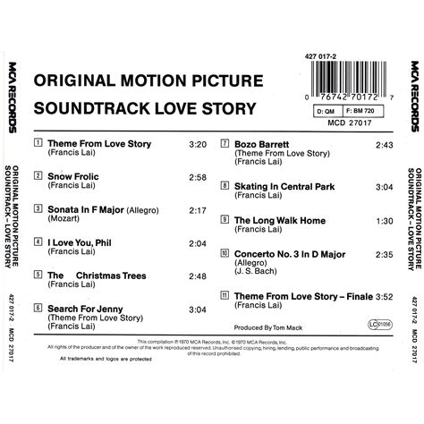 Love Story Francis Lai Mp3 Buy Full Tracklist