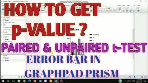 graphpad prism tutorial ll xgene and proteinx youtube